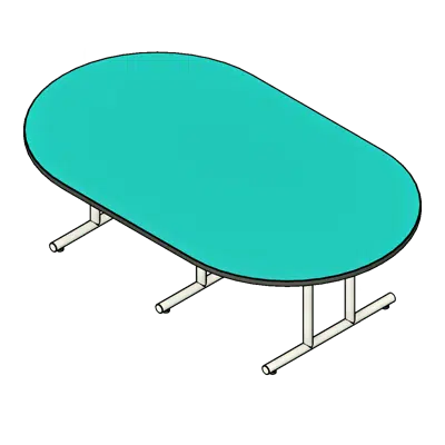BIM objects - Free download! conference table | BIMobject