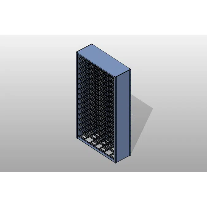 BIM objects - Free download! Deed Docket Platt 4 Post Roller Shelves ...