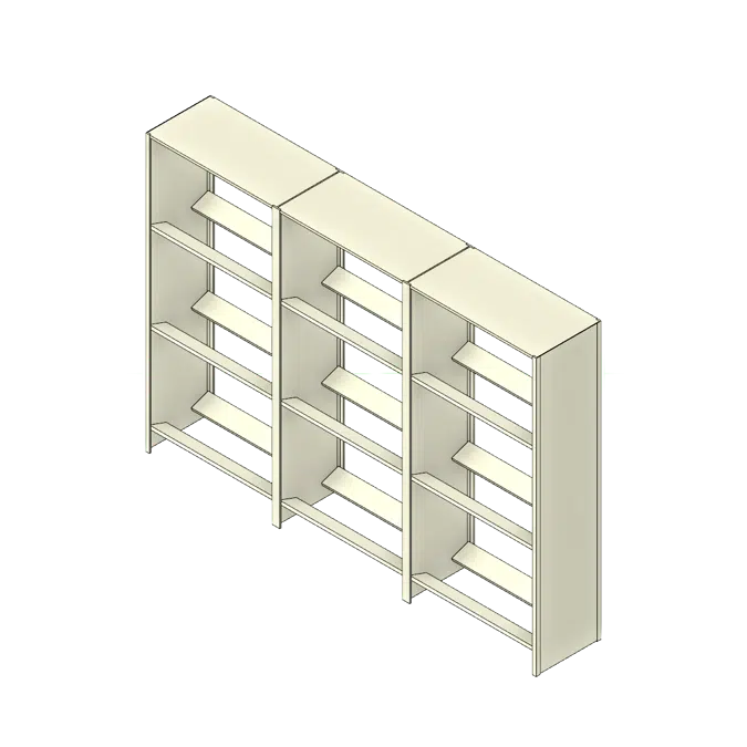 BIM 객체 - 무료로 다운로드하세요! Fire Hose 4-Post Shelving | BIMobject