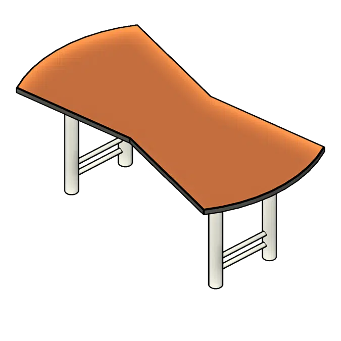 BIM objects - Free download! Buckle Conference Table | BIMobject