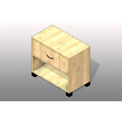 BIM objects - Free download! nightstand | BIMobject