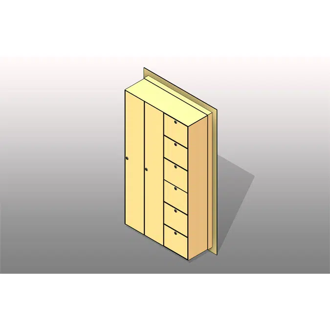 BIM objects - Free download! High Security Weapons Metal Lockers ...