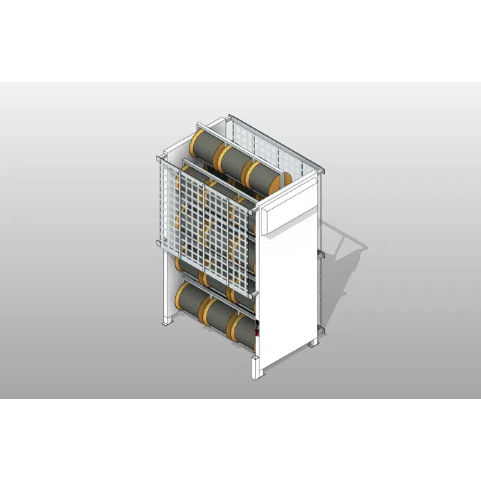 BIM objects - Free download! Wire Spool Vertical Carousel | BIMobject