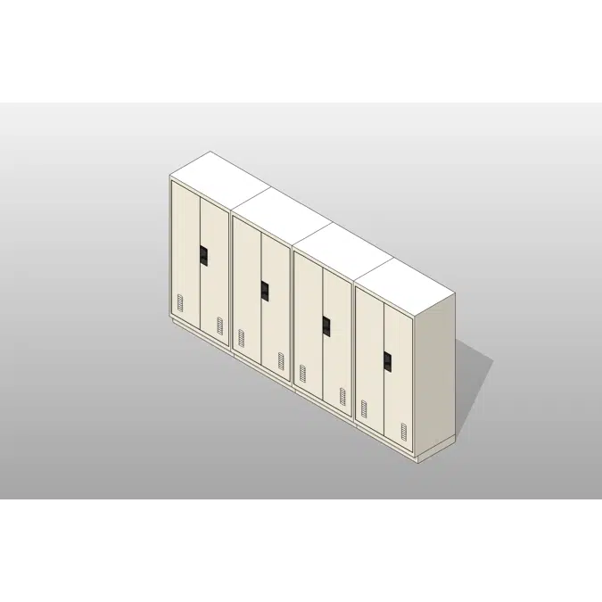 BIM objects - Free download! Full Height-Option 1 Personal Storage ...