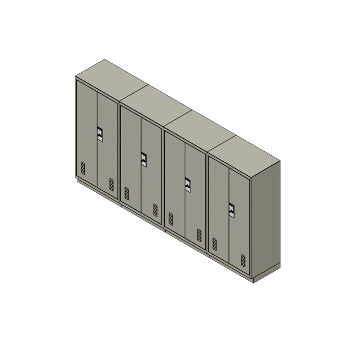 BIM objects - Free download! Full Height-Option 1 Personal Storage ...