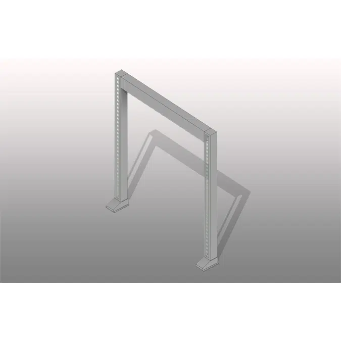 BIM objects - Free download! Upright Bench Frame | BIMobject