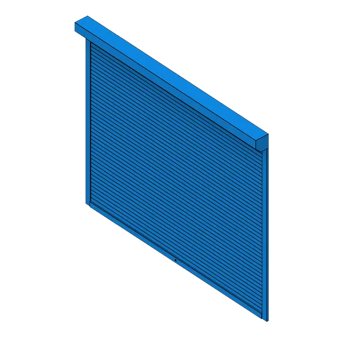 Objetos BIM - ¡Descarga gratis! Outdoor Security Shutter | BIMobject