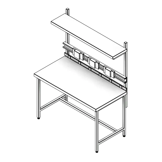 Objetos BIM - ¡Descarga gratis! Computer Workbench | BIMobject