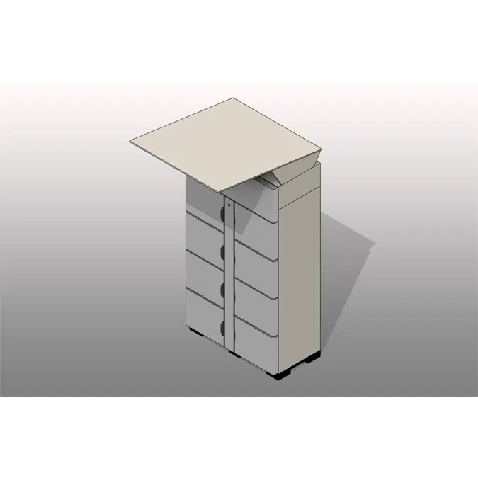 BIM objects - Free download! Temperature Controlled Smart Locker ...
