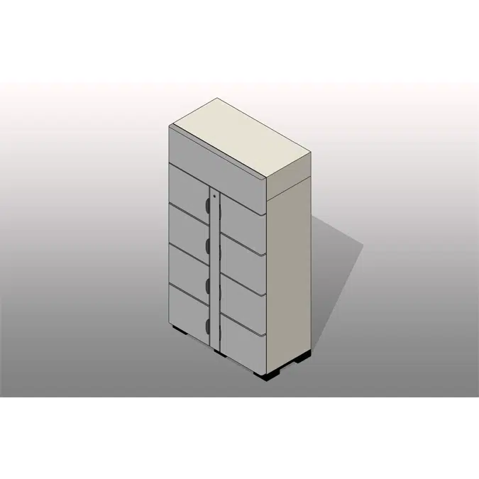 BIM objects - Free download! Temperature Controlled Smart Locker | BIMobject