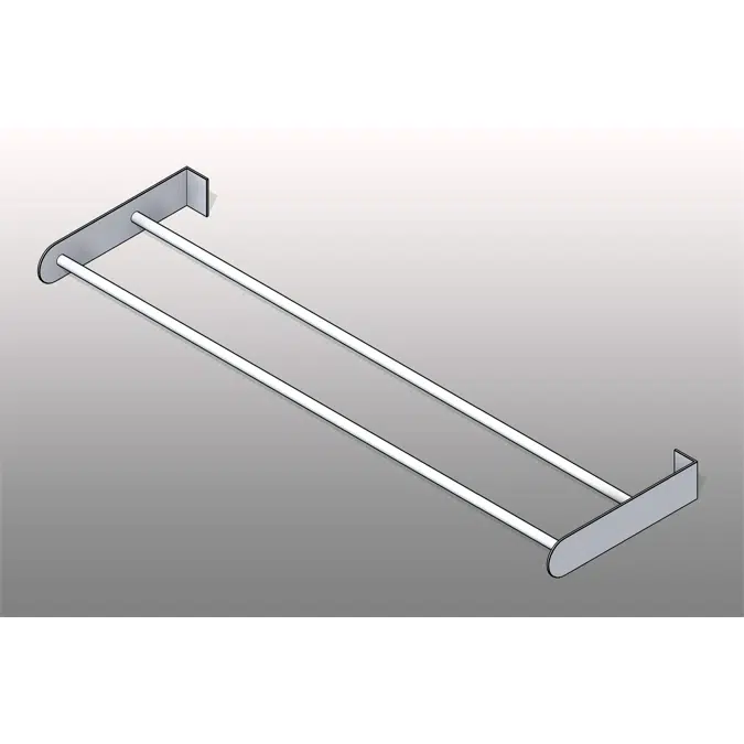 BIM objects - Free download! Filing Rail Cantilevered Rack | BIMobject
