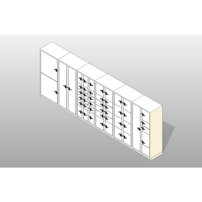 BIM object - ดาวน์โหลดฟรี! 6 Columns-47 Total Openings Steel Evidence ...