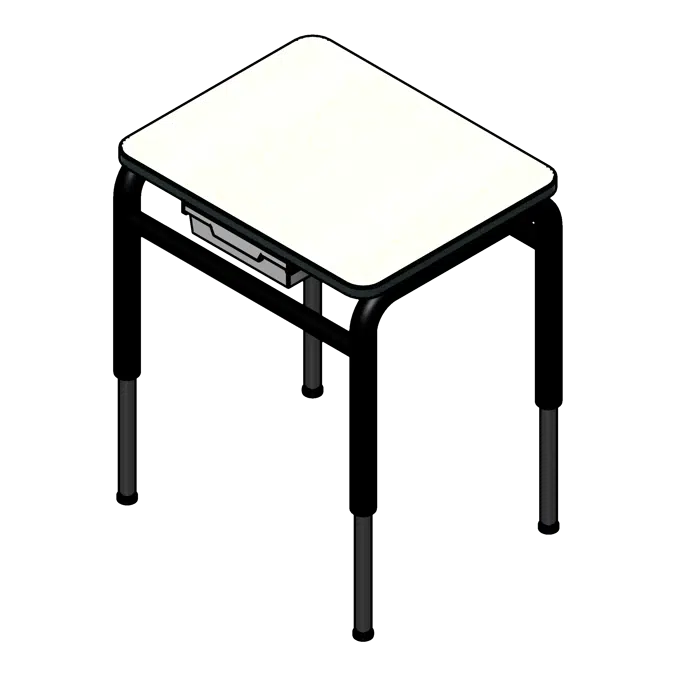 BIM objects - Free download! Student Desk Classroom Furniture | BIMobject