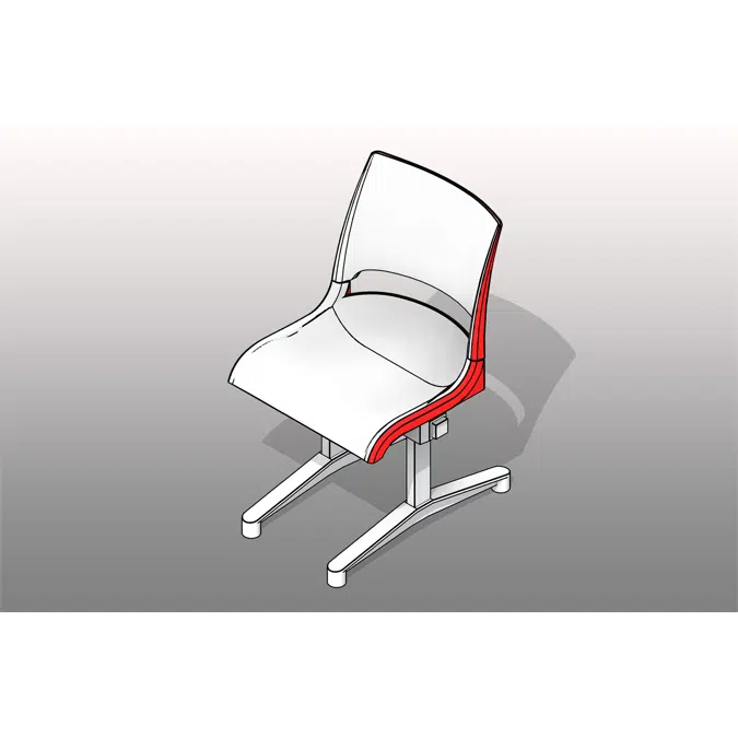 Objetos BIM - ¡Descarga gratis! Tandem Polypropylene Seating | BIMobject