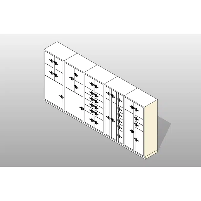BIM object - ดาวน์โหลดฟรี! 5 Columns-37 Total Openings Steel Evidence ...