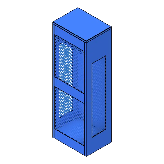 Objetos BIM - ¡Descarga gratis! Athletic Steel Locker | BIMobject