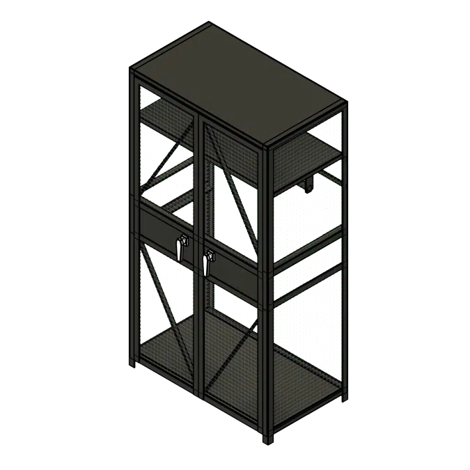 BIM objects - Free download! TA50 Gear Welded Wire Locker | BIMobject