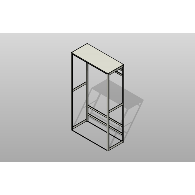 BIM objects - Free download! Vertical Rack Open Bike Storage | BIMobject