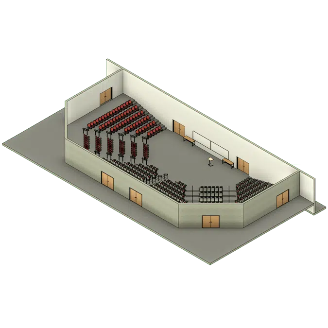 BIM objects - Free download! Lecture Hall Sample Project | BIMobject