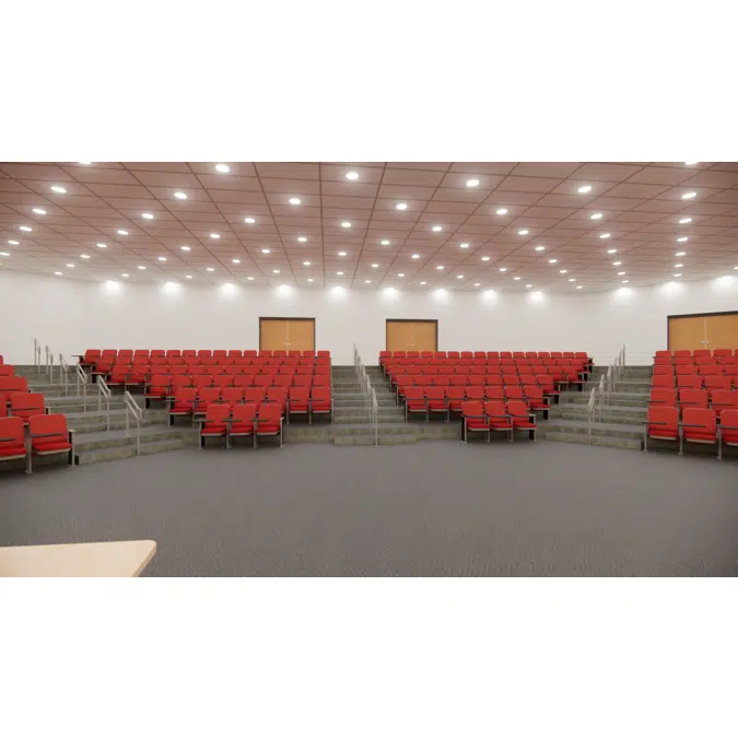 BIM objects - Free download! Lecture Hall Sample Project | BIMobject
