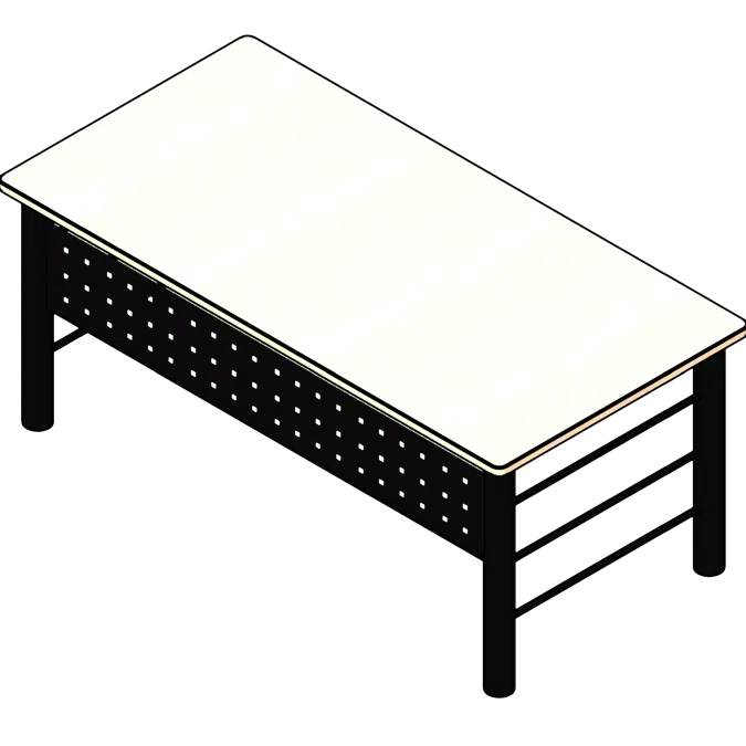 Objetos BIM - ¡Descarga gratis! Tutor Desk Classroom Furniture | BIMobject