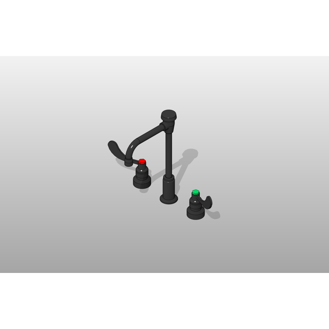 BIM objects - Free download! Laboratory Deck Mounted Chrome Plate Brass ...