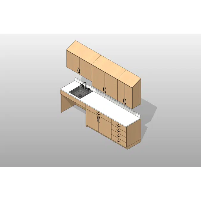 BIM objects - Free download! 09' Wide - Option 10 Exam Room | BIMobject