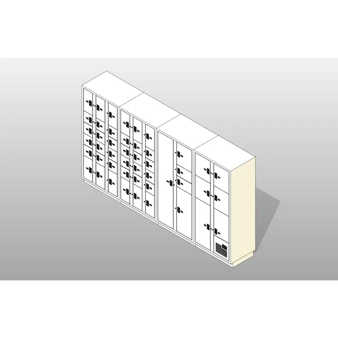 BIM objects - Free download! 4 Columns-42 Total Openings Steel Evidence ...