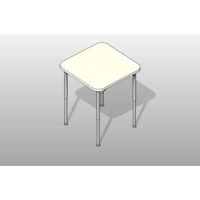 Objetos BIM - ¡Descarga gratis! Rectangle Table Classroom Table | BIMobject