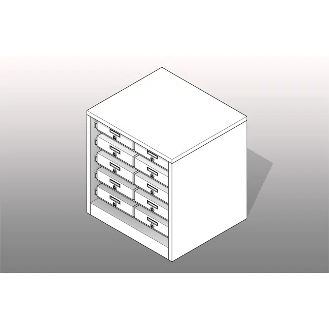 BIM objects - Free download! Taser Storage Metal Lockers | BIMobject