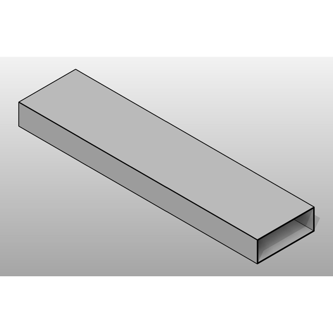 BIM objects - Free download! Horizontal Chase Powder Coated Steel ...