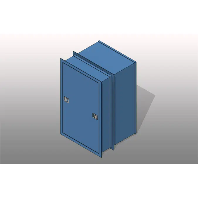 BIM objects - Free download! Oversized Dropbox Metal Locker | BIMobject