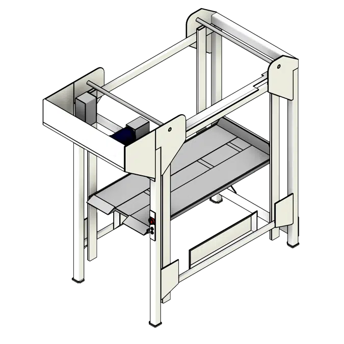 BIM objects - Free download! Crib - Front Load Hospital Bed Stacker | BIMobject