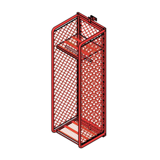 BIM objects - Free download! Wall Mounted Firefighter Locker | BIMobject