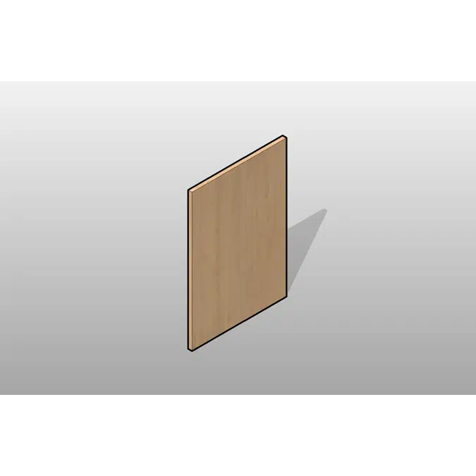 BIM objects - Free download! Cabinet Leg Laminate Panel | BIMobject