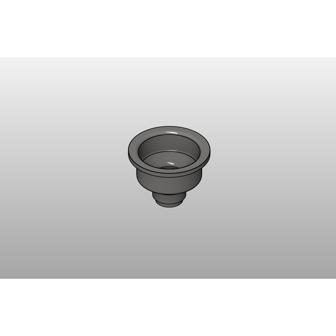 BIM object - ดาวน์โหลดฟรี! Crumb Cup Strainer Stainless Steel Drain ...