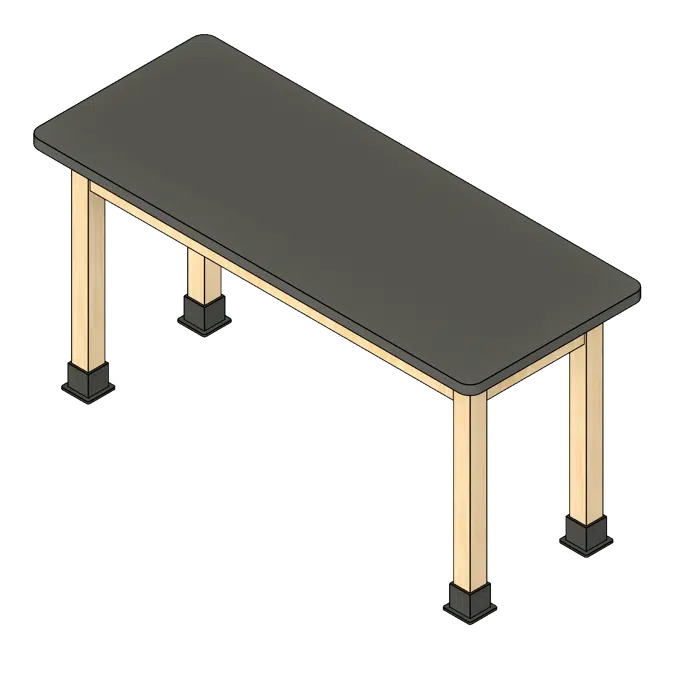 Objetos BIM - ¡Descarga gratis! Science Table Classroom Table | BIMobject