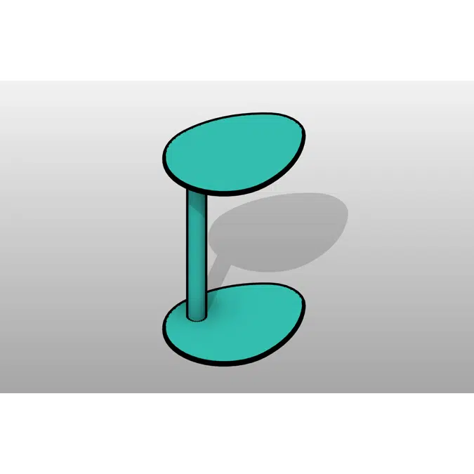 BIM objects - Free download! Side Table Classroom Table | BIMobject