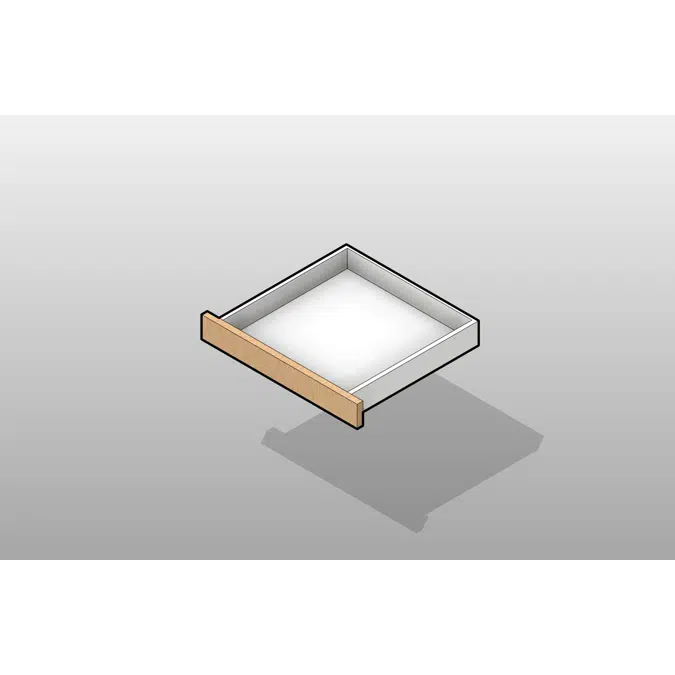 BIM objects - Free download! Pencil Laminate Drawer | BIMobject