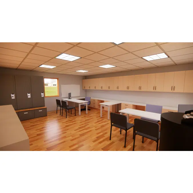 BIM objects - Free download! School Resource Officer Office & Workroom ...