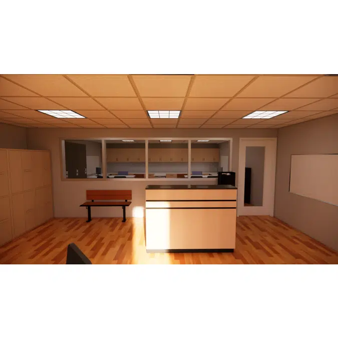BIM objects - Free download! School Resource Officer Office & Workroom ...