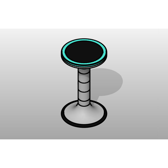 BIM objects - Free download! Balance Stool Classroom Furniture | BIMobject