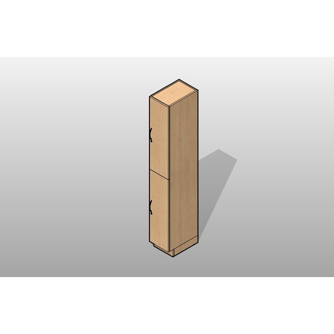 Objetos BIM - ¡Descarga gratis! Multi Door Lockers Laminate Storage ...