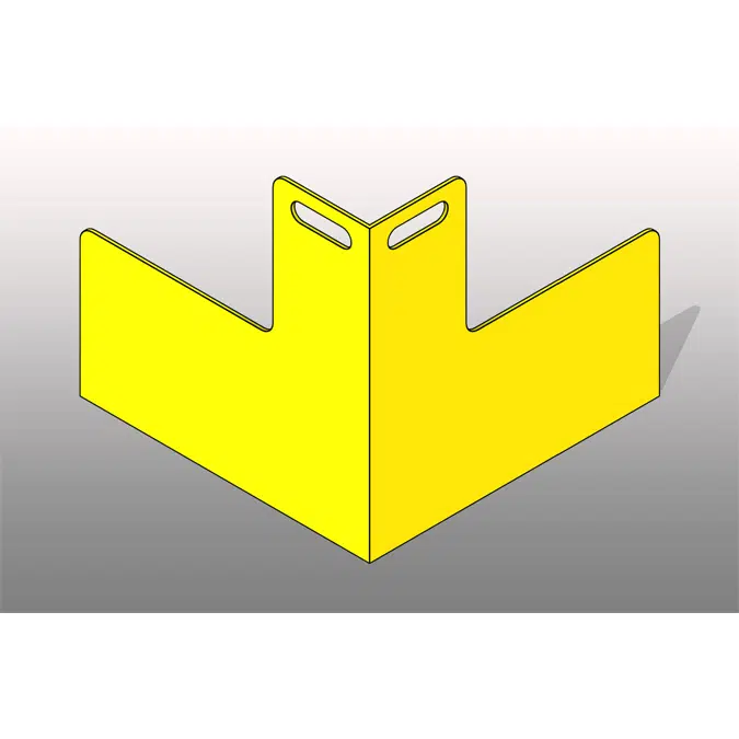 BIM objects - Free download! Corner Guard Industrial Safety | BIMobject