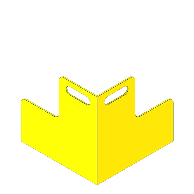 BIM objects - Free download! Corner Guard Industrial Safety | BIMobject