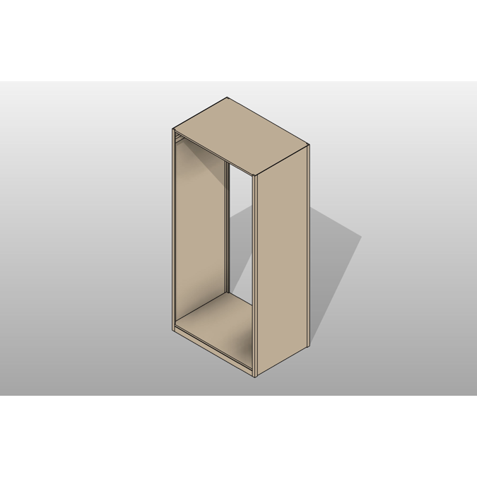 BIM objects - Free download! Tiered Garment Rack 4 Post Shelving ...