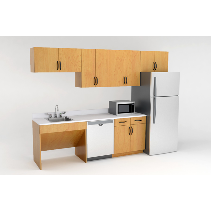 BIM objects - Free download! 10' Wide - Option 02 Break Room | BIMobject