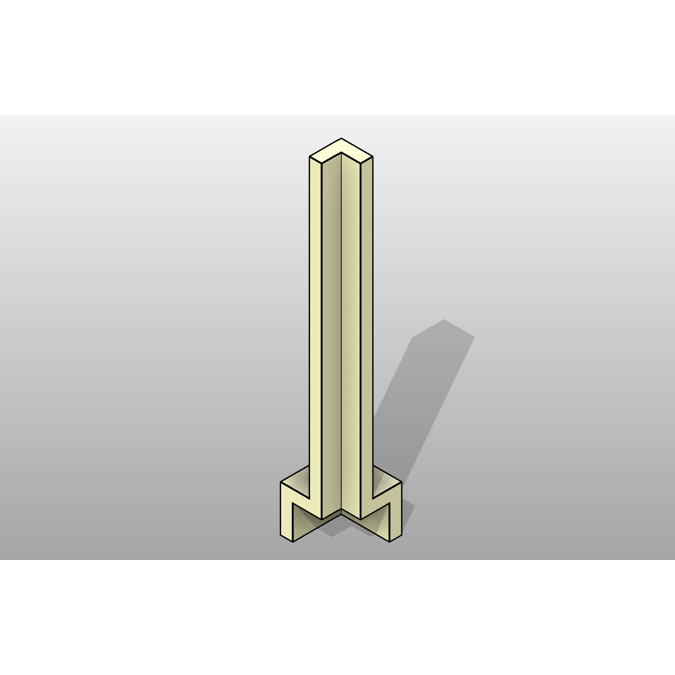 BIM objects - Free download! Angle Corner Steel Lab Base Filler | BIMobject