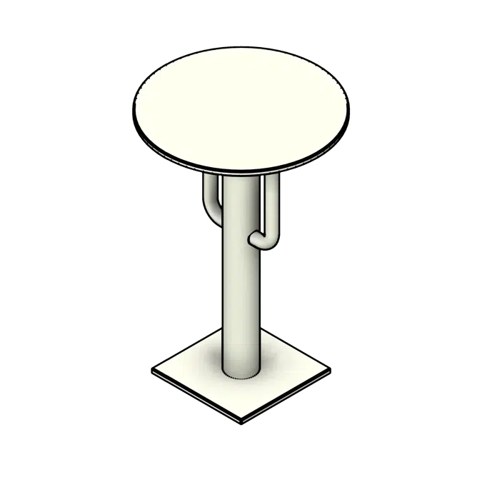 BIM objects - Free download! Stool Restraint Bench | BIMobject