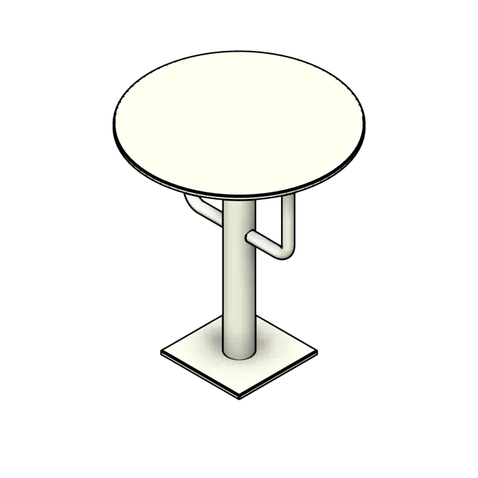 BIM objects - Free download! Stool Restraint Bench | BIMobject